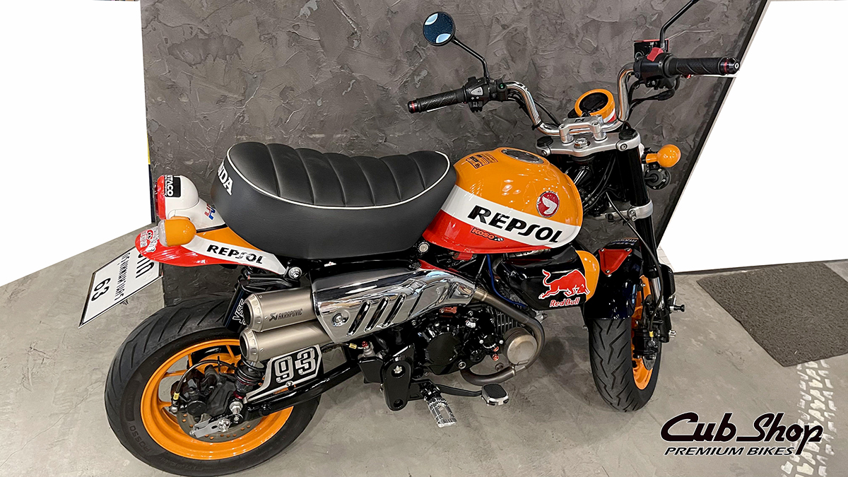 Honda Monkey Repsol 125 độ full linh kiện hàng hiệu GTR