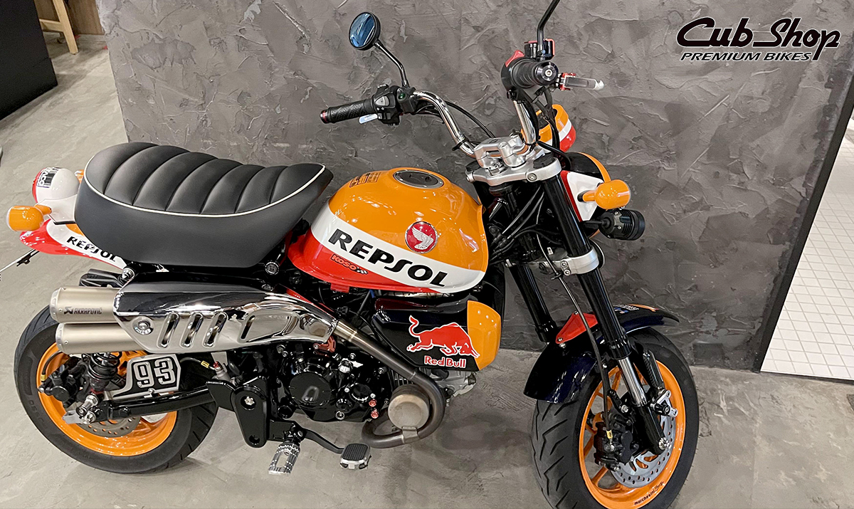 Honda Monkey Repsol 125 độ full linh kiện hàng hiệu GTR