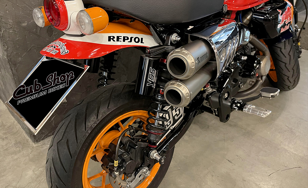 Honda Monkey Repsol 125 độ full linh kiện hàng hiệu GTR