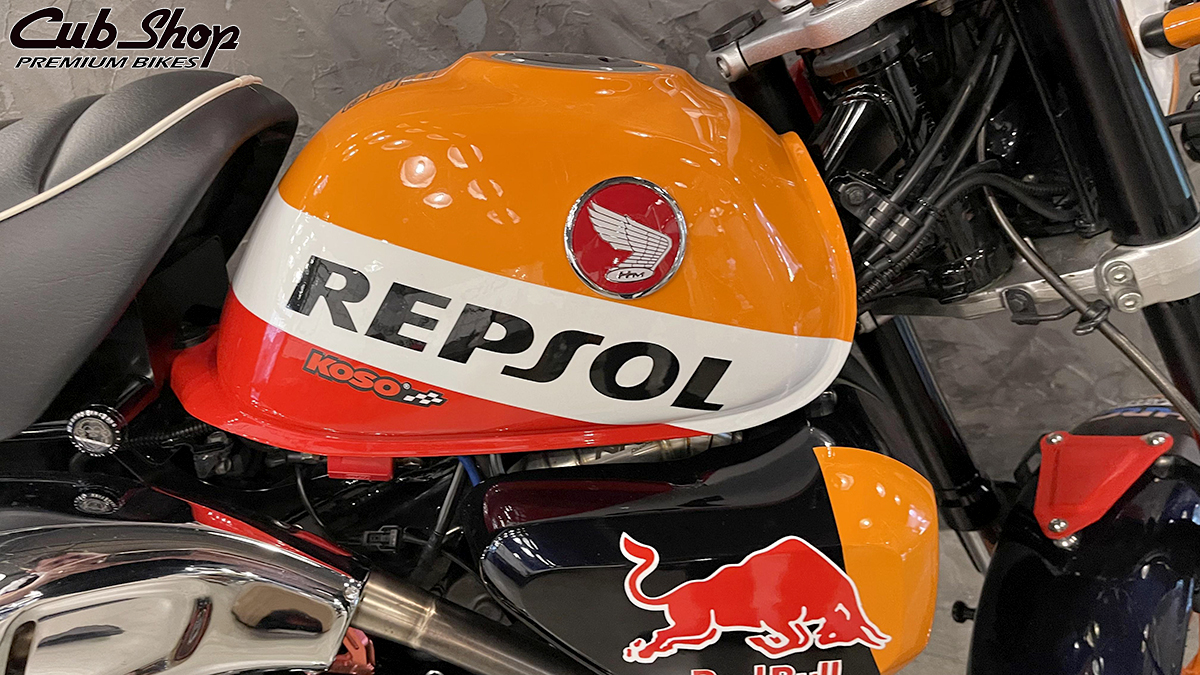 Honda Monkey Repsol 125 độ full linh kiện hàng hiệu GTR