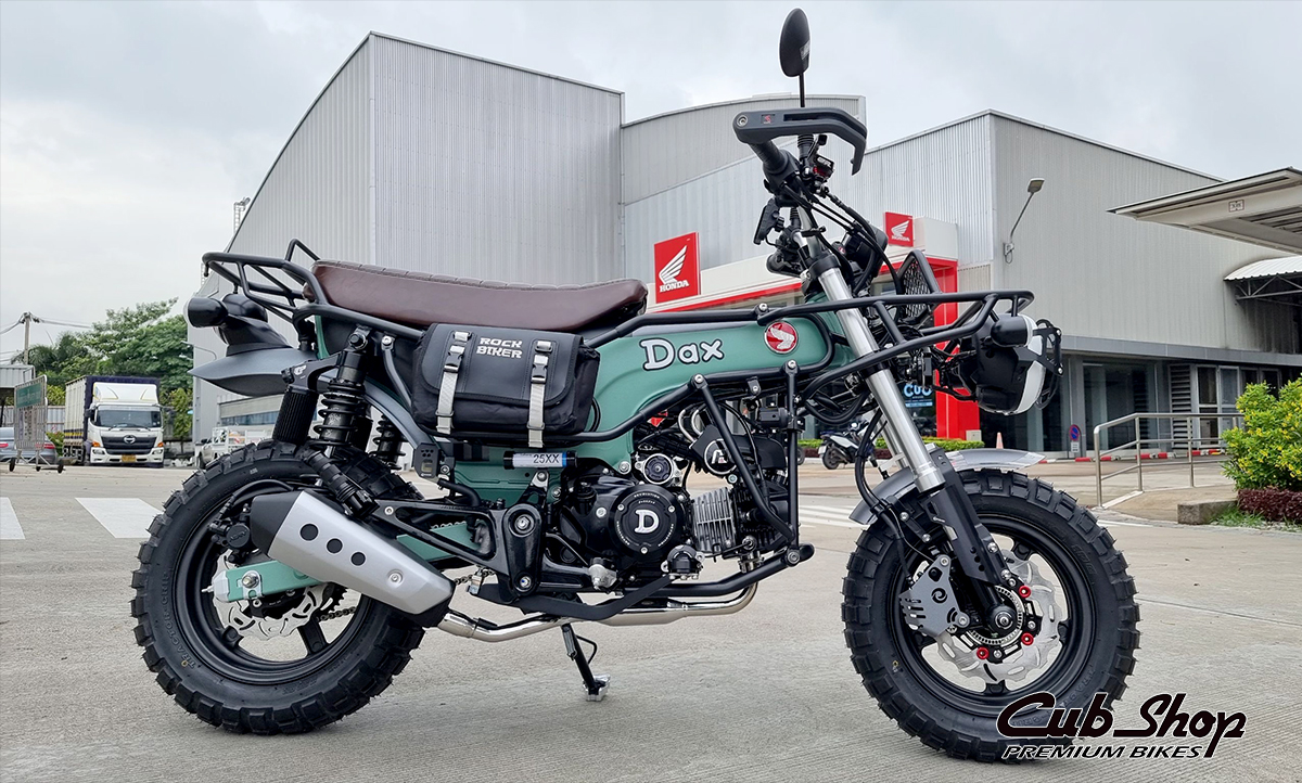 2 mẫu Dax 125 độ chopper phuộc giò gà và phong cách off road cực độc