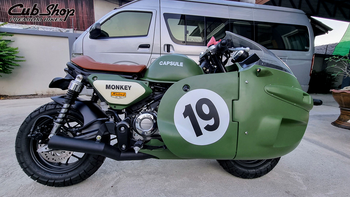 Honda Monkey 125 độ Capsule, bởi hãng GRT Revolution chế tác