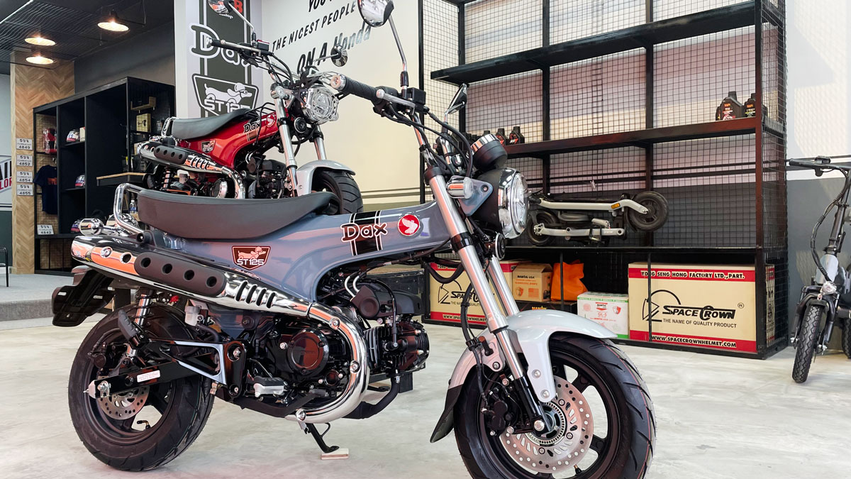 Ngôn ngữ thiết kế trong Honda Dax ST125 ABS tại cửa hàng bán xe Sài Gòn