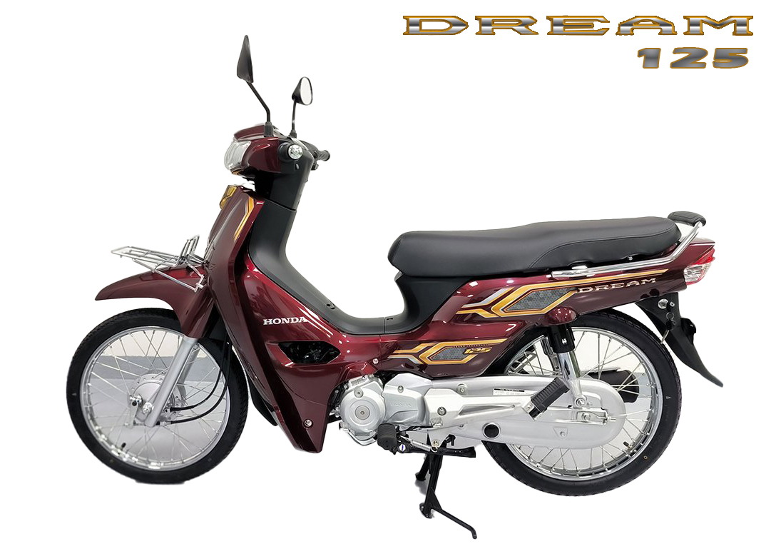 Honda Dream 125 NCX Màu Đỏ Nho 2024 - ĐÈN NĂNG LƯỢNG CAO CẤP