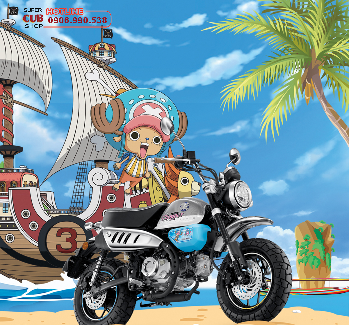 Honda Monkey 125 bản Tony Chopper Edition 150 chiếc