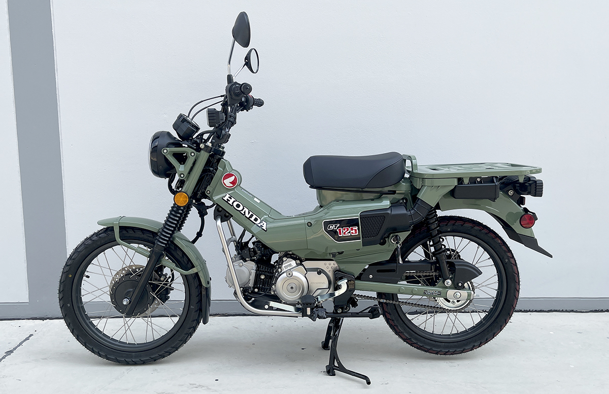 Xe Honda CT125 Model 2023 màu xanh, nâng cấp mới nhất