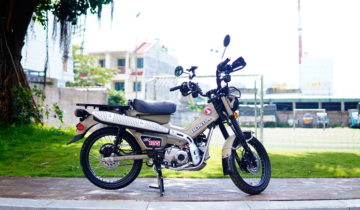 Honda CT125 2022 cỗ xe trưng bày đầy độc đáo