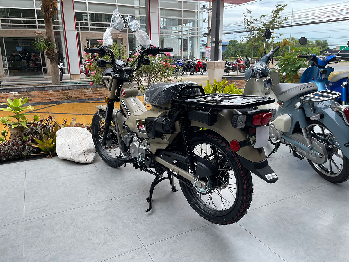 Honda CT125 2022 bảng màu xám lịch lãm