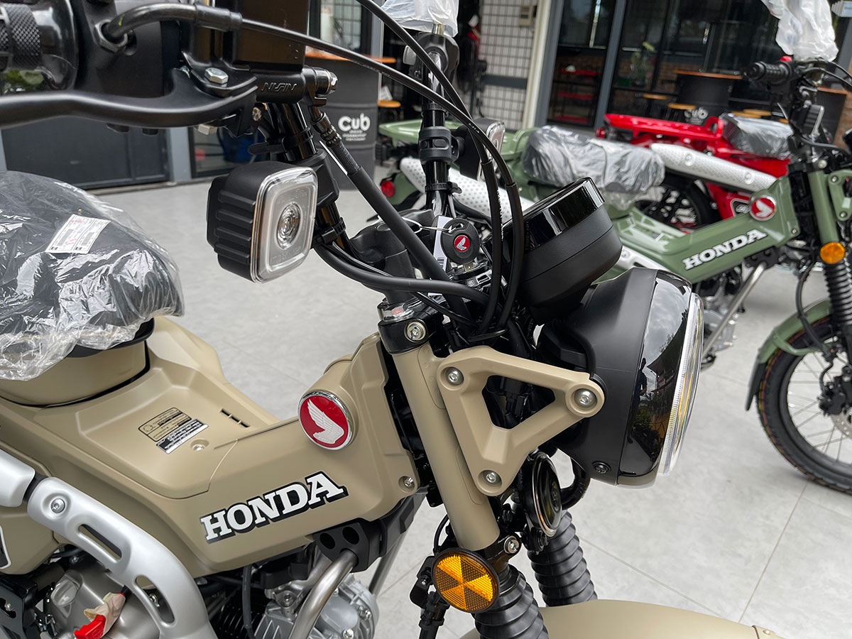 Honda CT125 2022 bảng màu xám lịch lãm