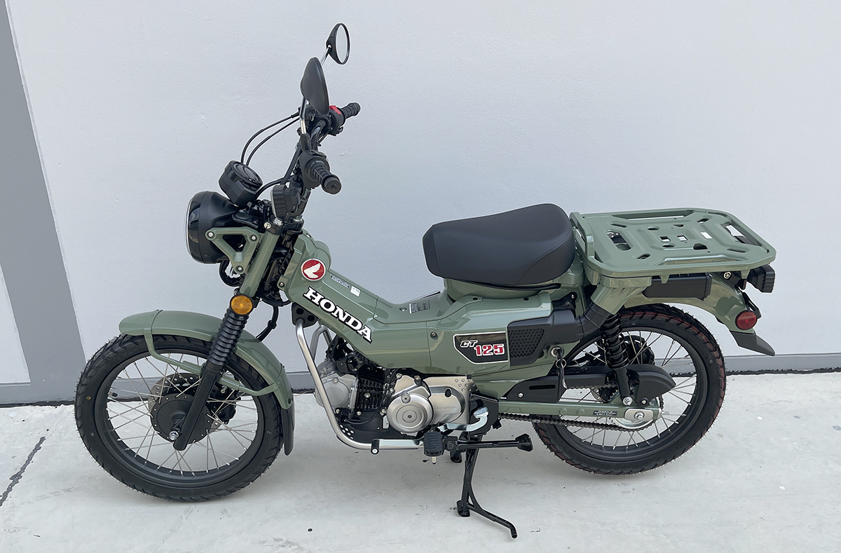 Xe Honda CT125 Model 2023 màu xanh, nâng cấp mới nhất